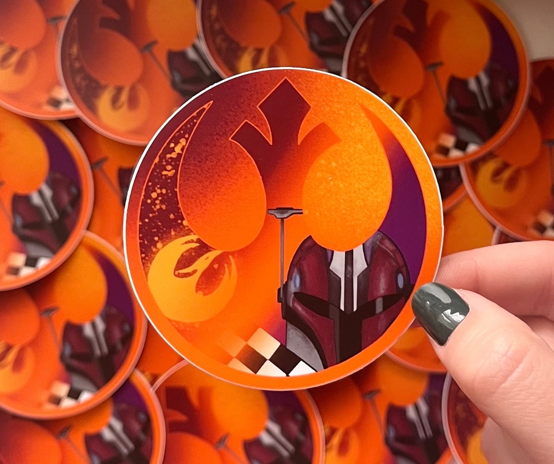Star Wars Sabine Wren Rebel Alliance Inspired Starbird Symbol Circle ...