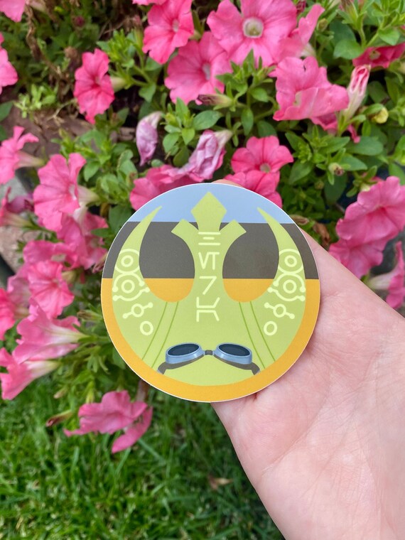 Star Wars Hera Syndulla Inspired Rebel Symbol Circle Sticker | Etsy