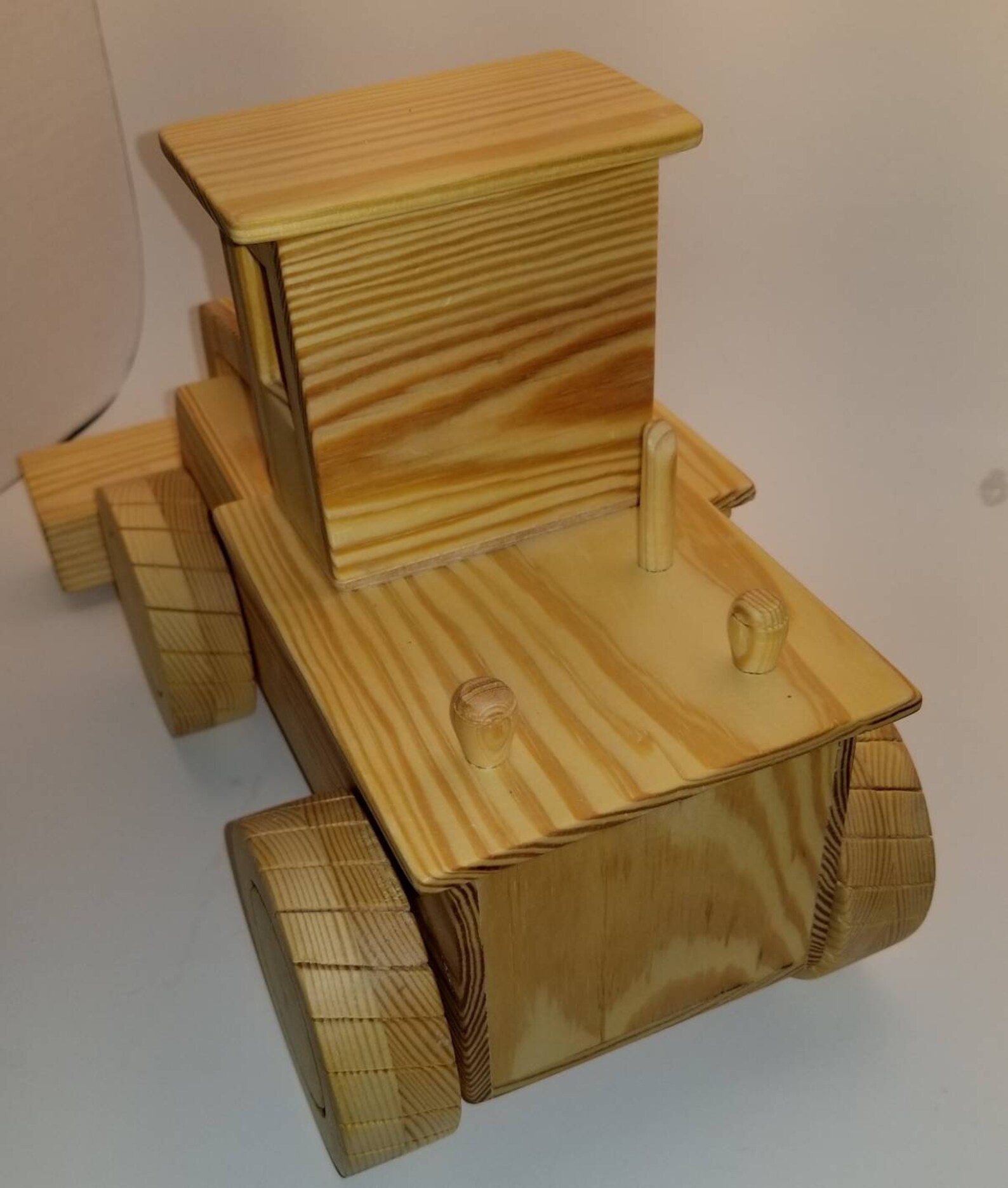 Bulldozer Made of American Redwood. Smooth Rolling Wheels. - Etsy