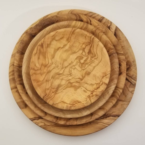 Olive Wood Plates - Etsy