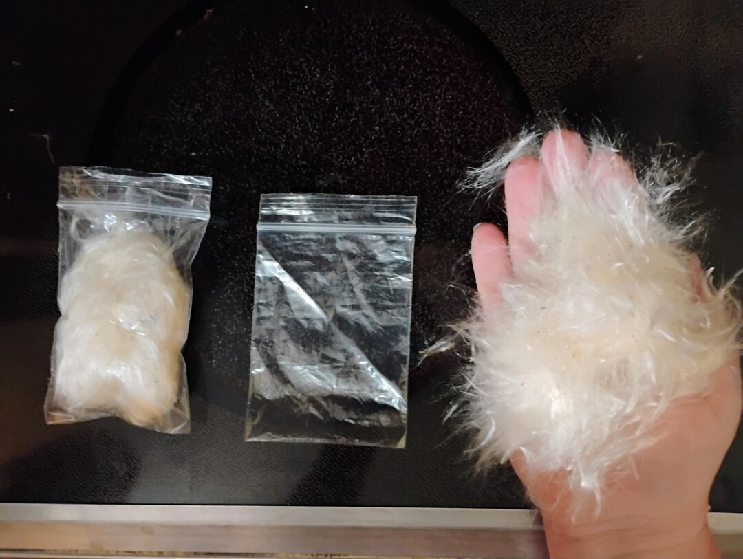 3000 Bags - Stay Downwind Fluffy Milkweed Floss (less Seed) - Natural ...