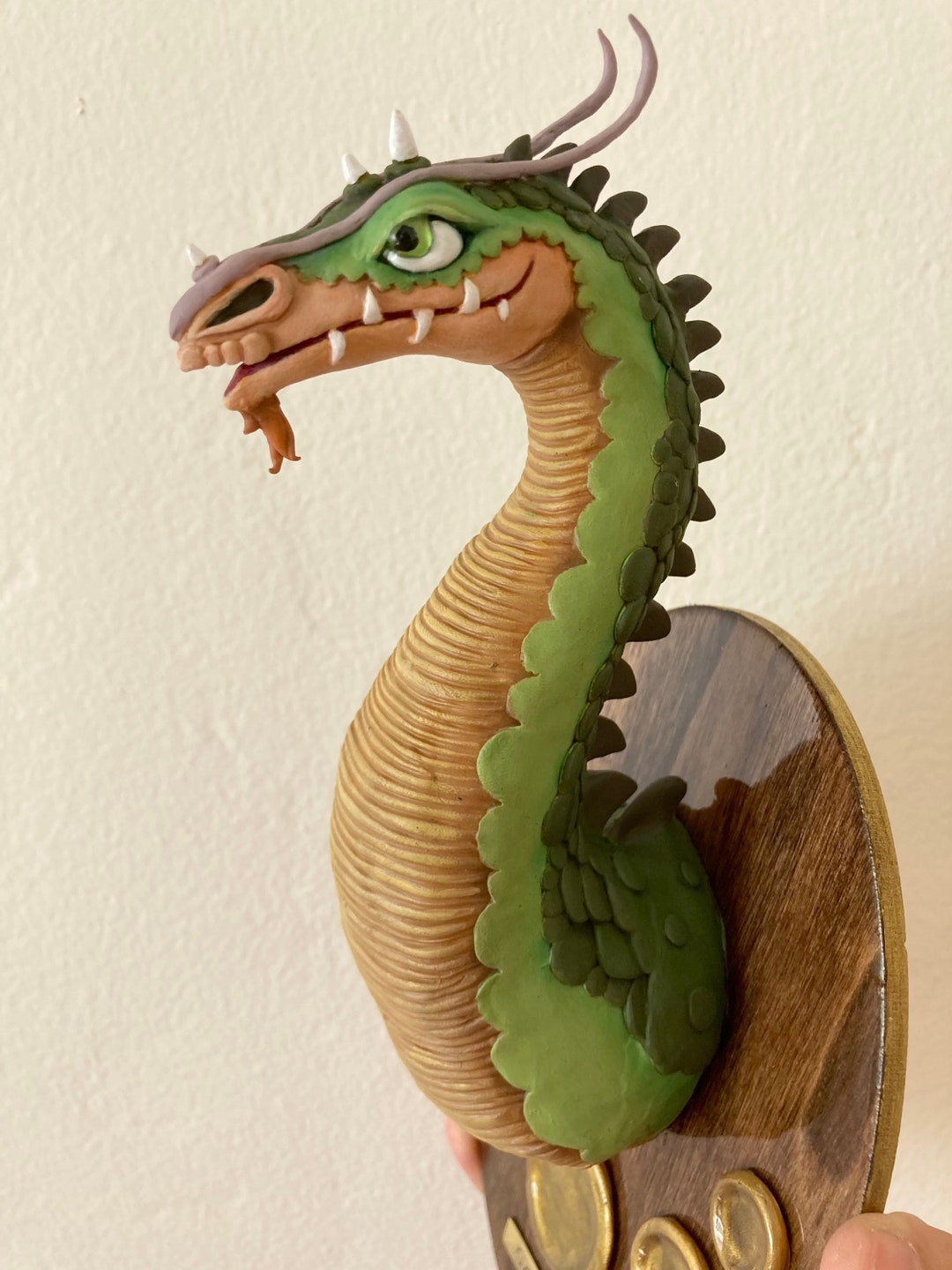 The Flight of Dragons, Gorbash Dragon Faux Taxidermy Sculpture OOAK ...