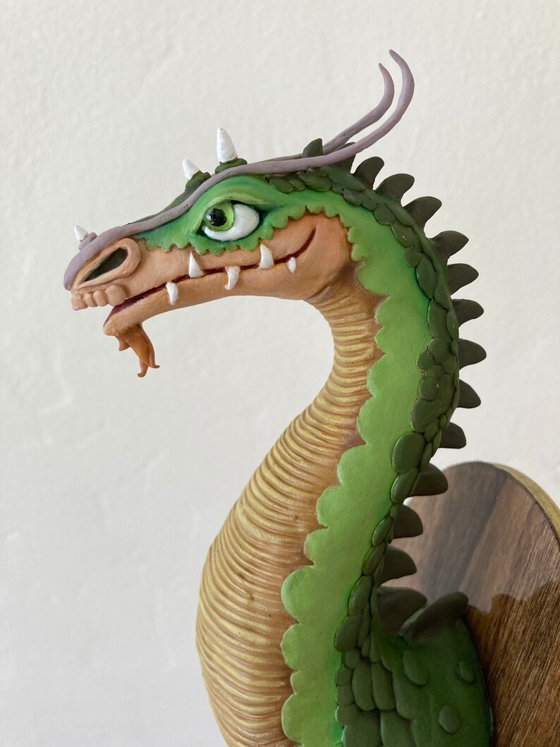 The Flight of Dragons Gorbash Dragon Faux Taxidermy Sculpture | Etsy