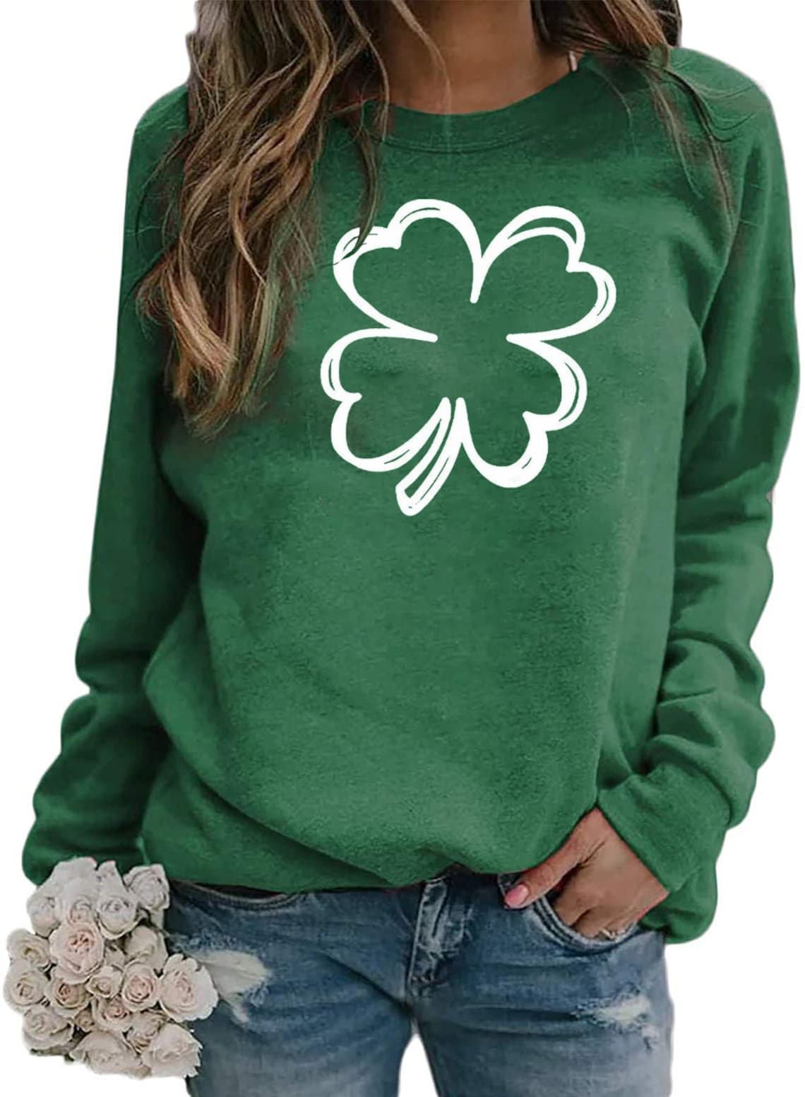 St Patricks Day Sweatshirt Womens St Patricks Etsy