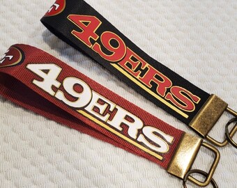 San Francisco 49ers Keychain | Etsy