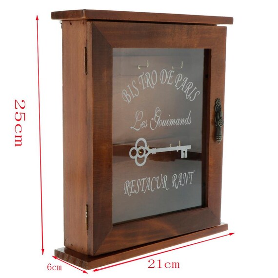 Vintage European Style Wooden Key Storage Cabinet Key Holder - Etsy