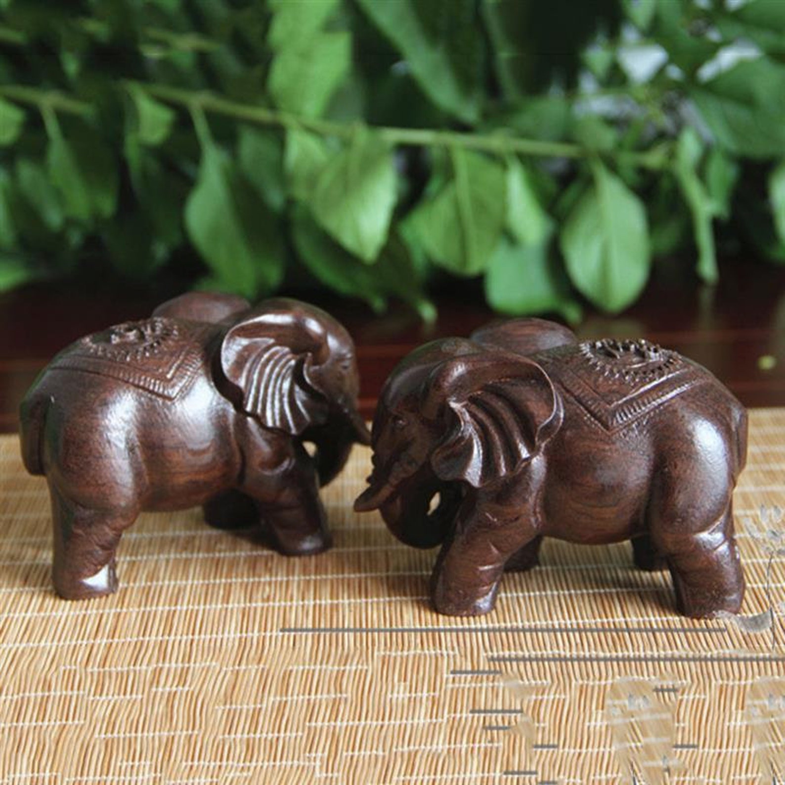 Hand Carving Wood Carving Crafts Wooden Elephant - Etsy