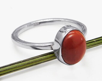 Red Jasper Ring | Etsy