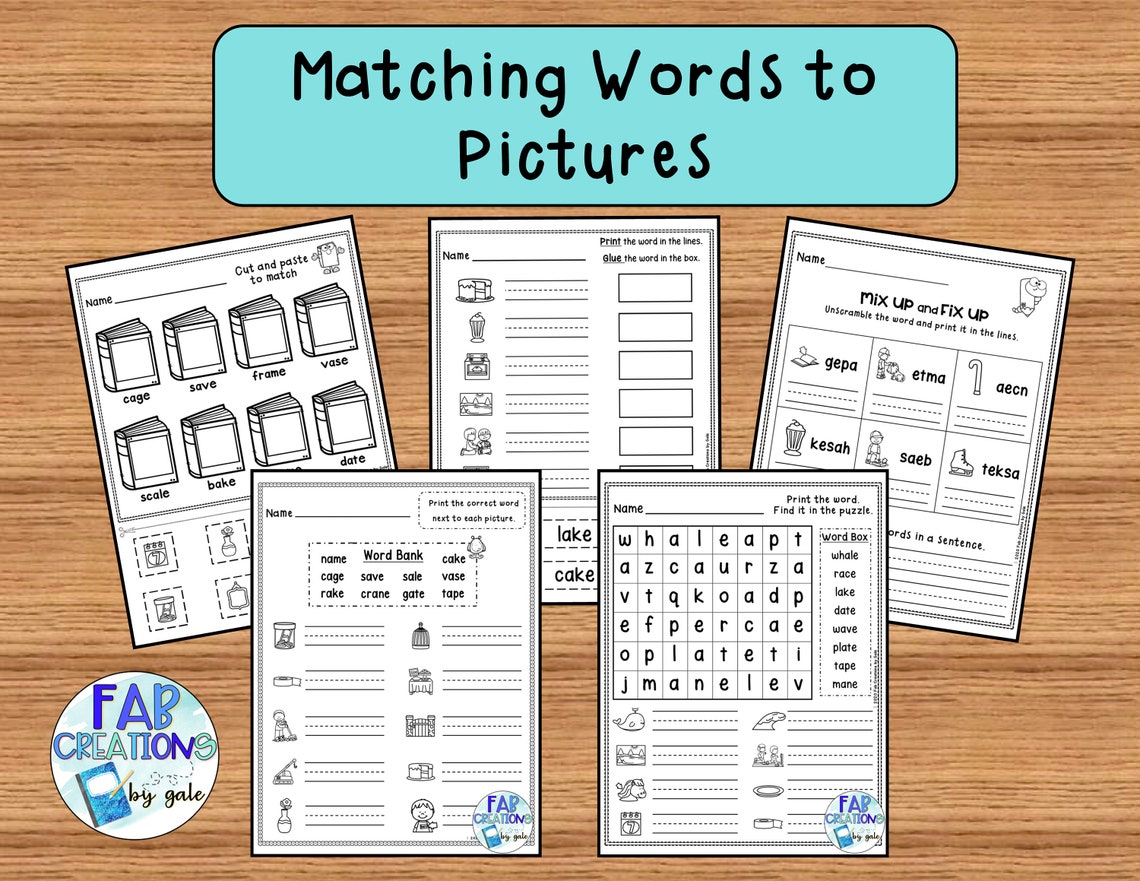 Long A Word Family Practice, First and Second Grade Phonics - Etsy