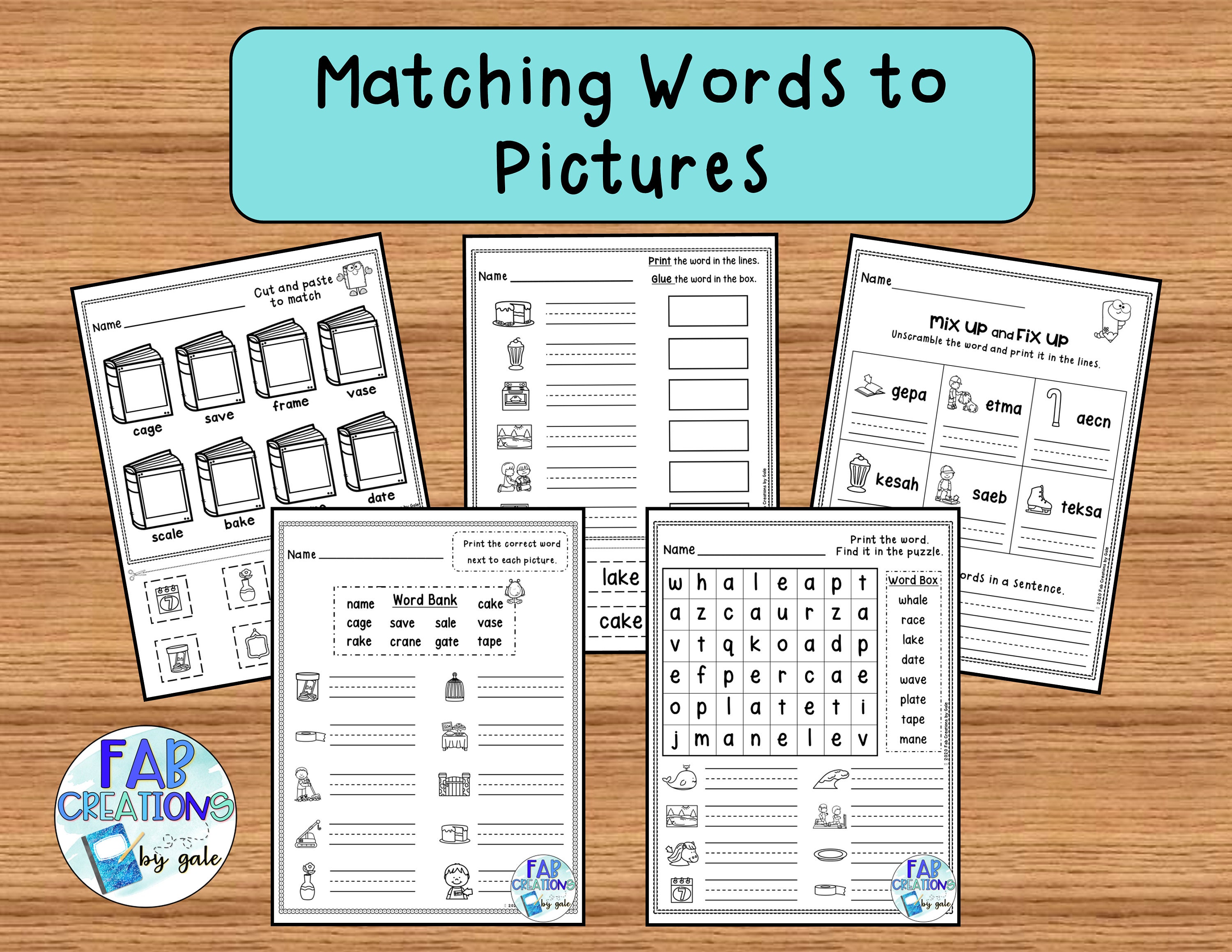 Long A Word Family Practice, First and Second Grade Phonics - Etsy