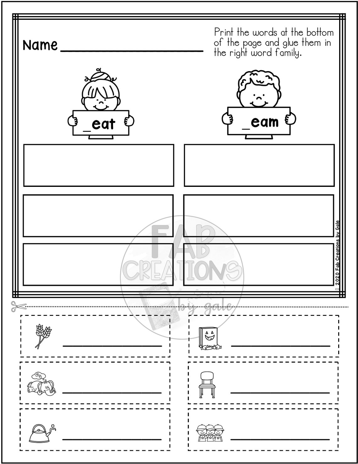 Long E Word Family Practice First and Second Grade Phonics - Etsy