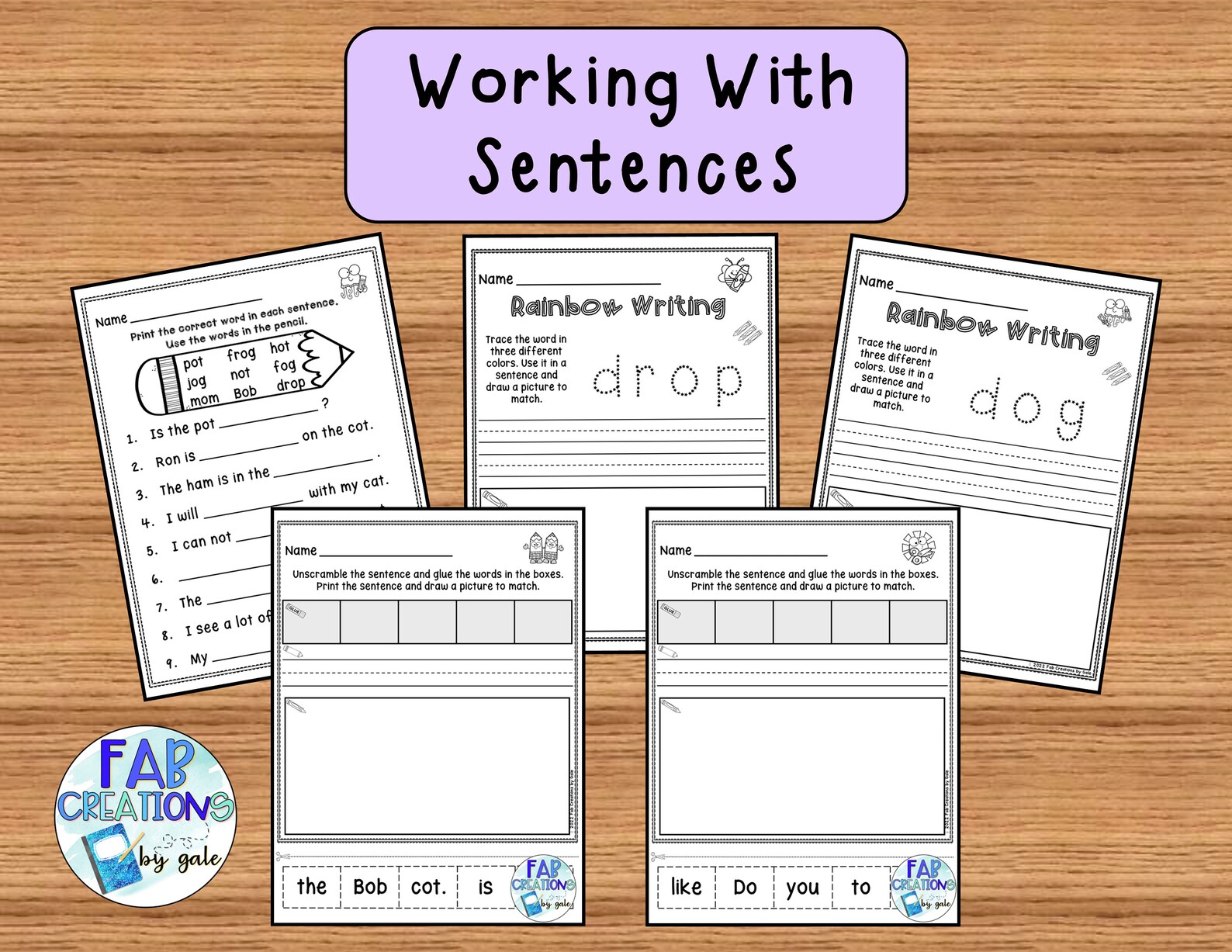 Short O Word Family Practice, Kindergarten and First Grade Phonics - Etsy