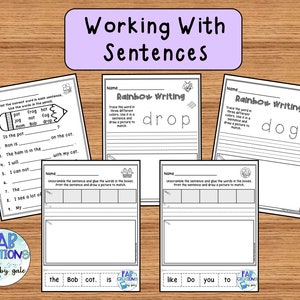 Short O Word Family Practice, Kindergarten and First Grade Phonics - Etsy