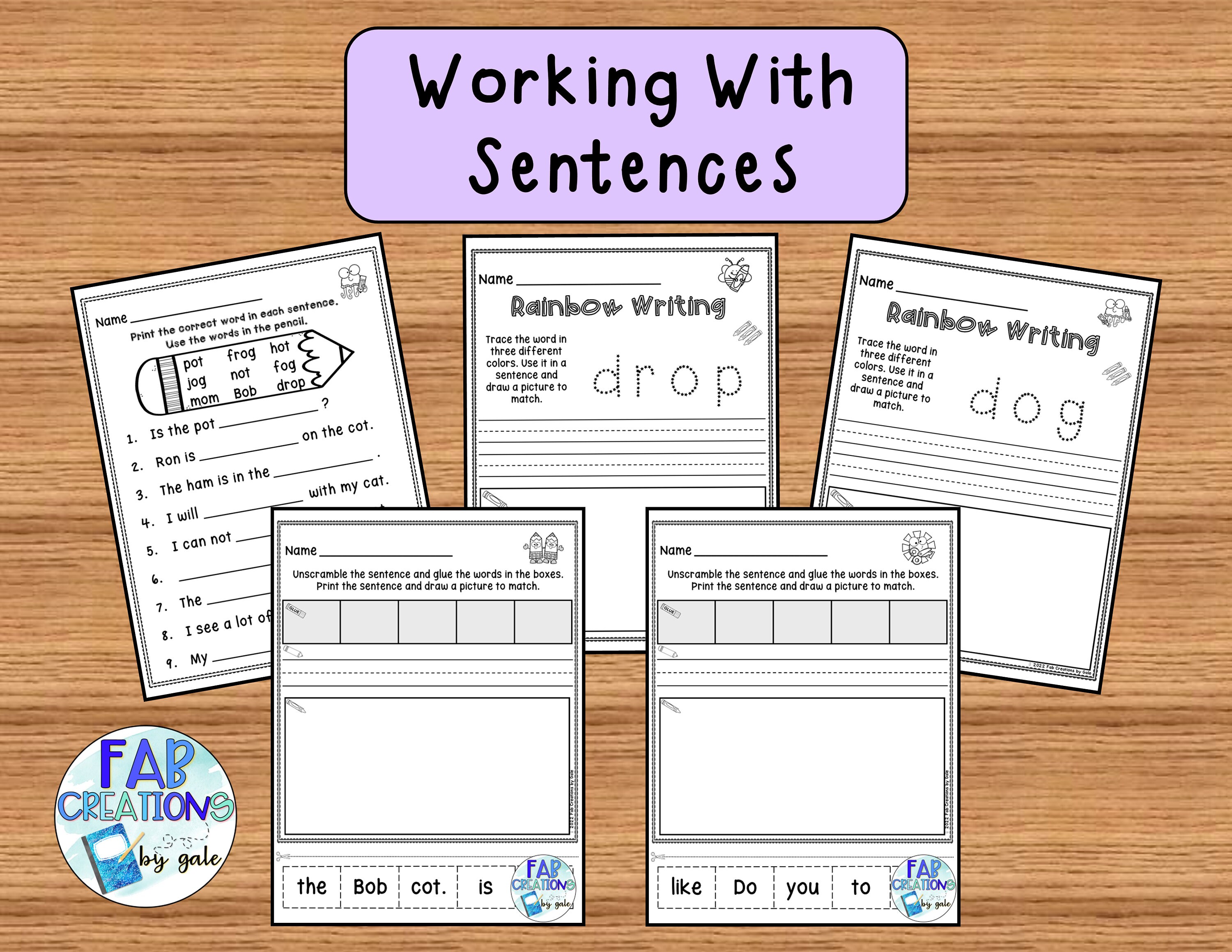 Short O Word Family Practice, Kindergarten and First Grade Phonics - Etsy