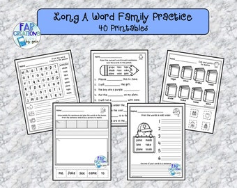 Short O Word Family Practice Kindergarten and First Grade | Etsy