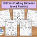 Short O Word Family Practice, Kindergarten and First Grade Phonics - Etsy