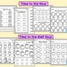 Telling Time to the Hour and Half Hour - Etsy