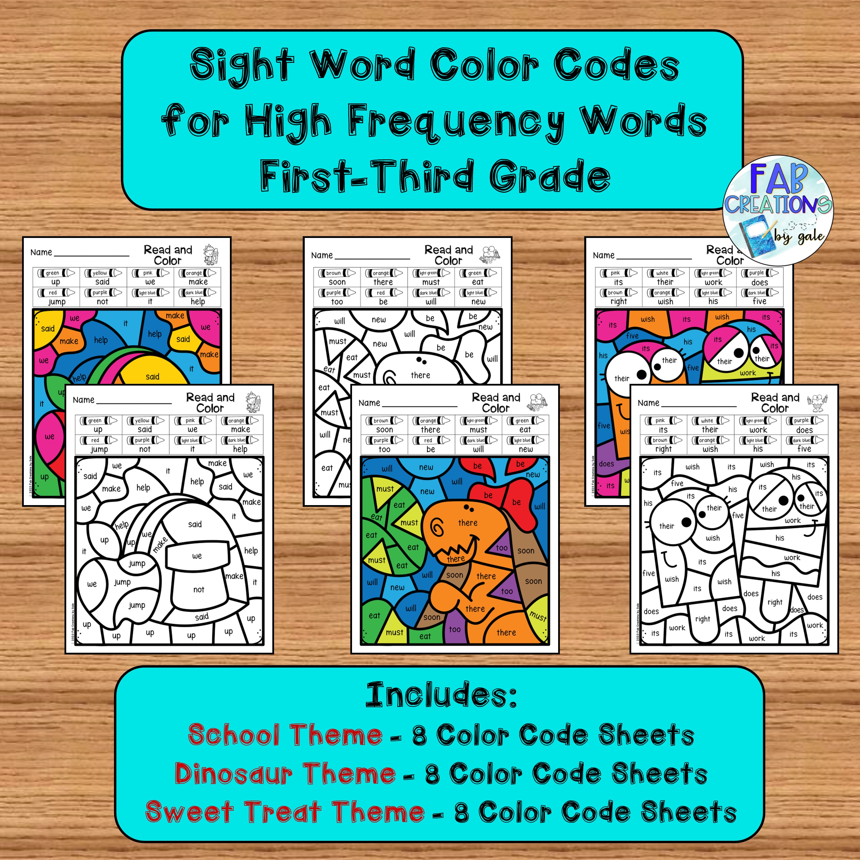 Color By Sight Word With 1st Grade Sight Words Children February Color