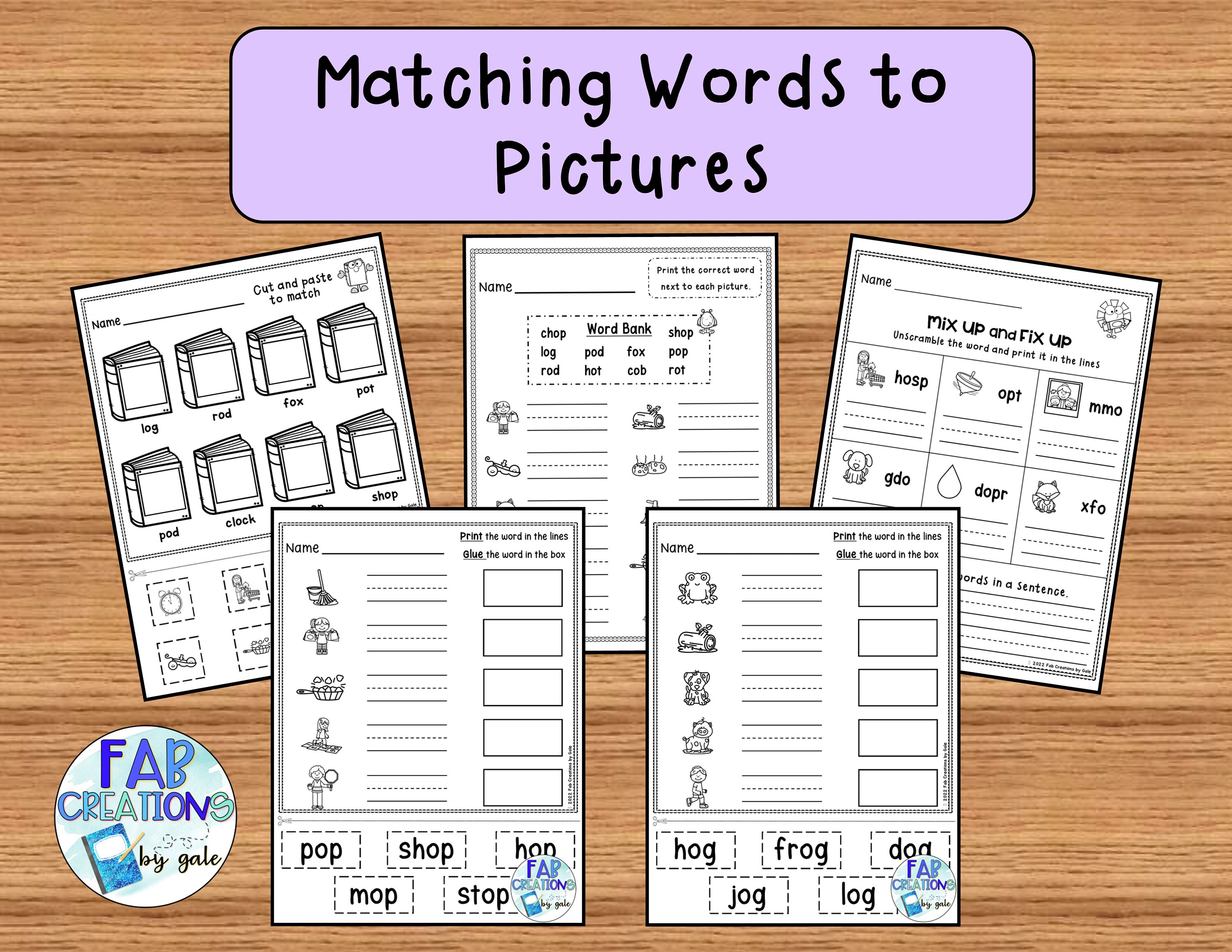 Short O Word Family Practice, Kindergarten and First Grade Phonics - Etsy