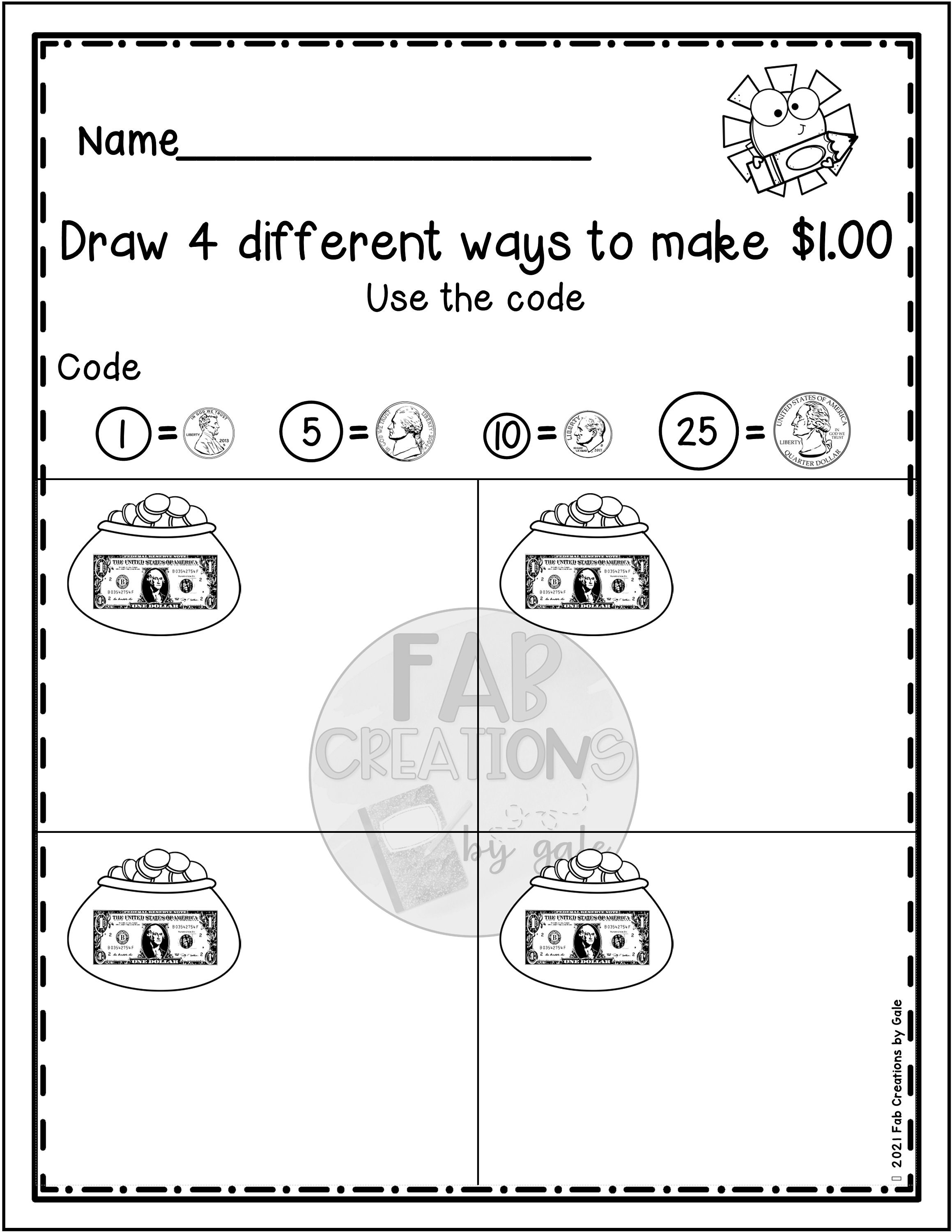 Recognizing and Counting Coins - Etsy