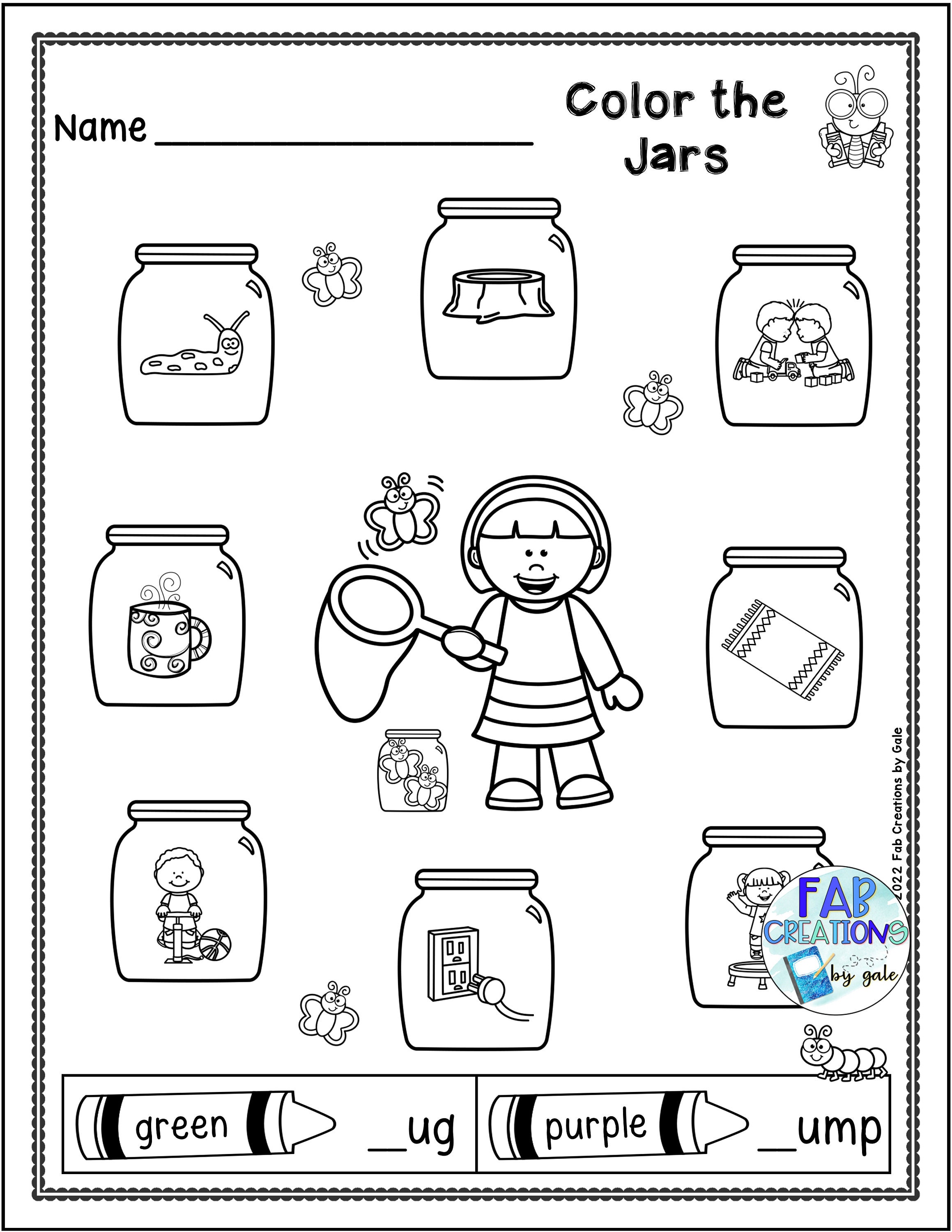 Short U Word Family Practice, Kindergarten and First Grade Phonics - Etsy