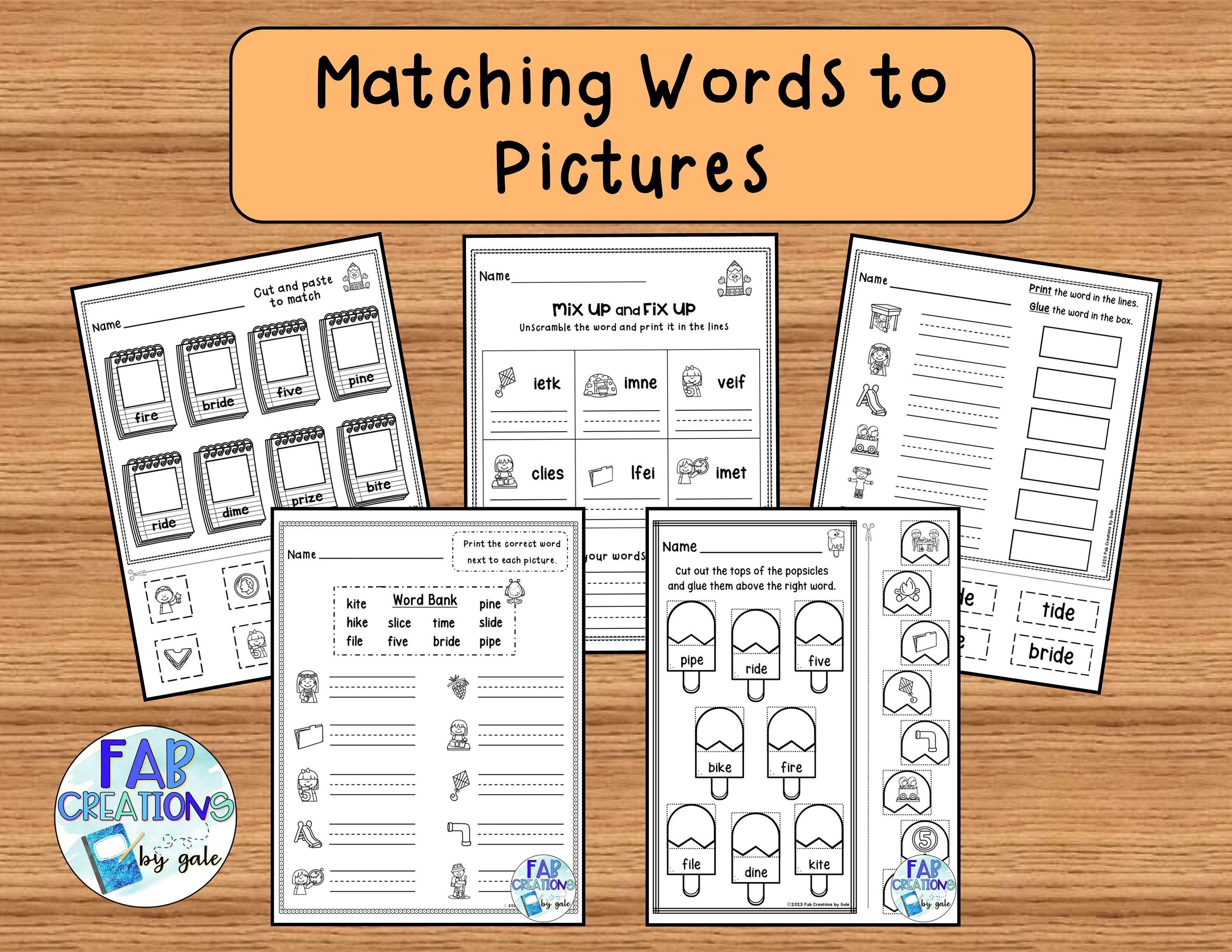 Long I Word Family Practice, First and Second Grade Phonics - Etsy