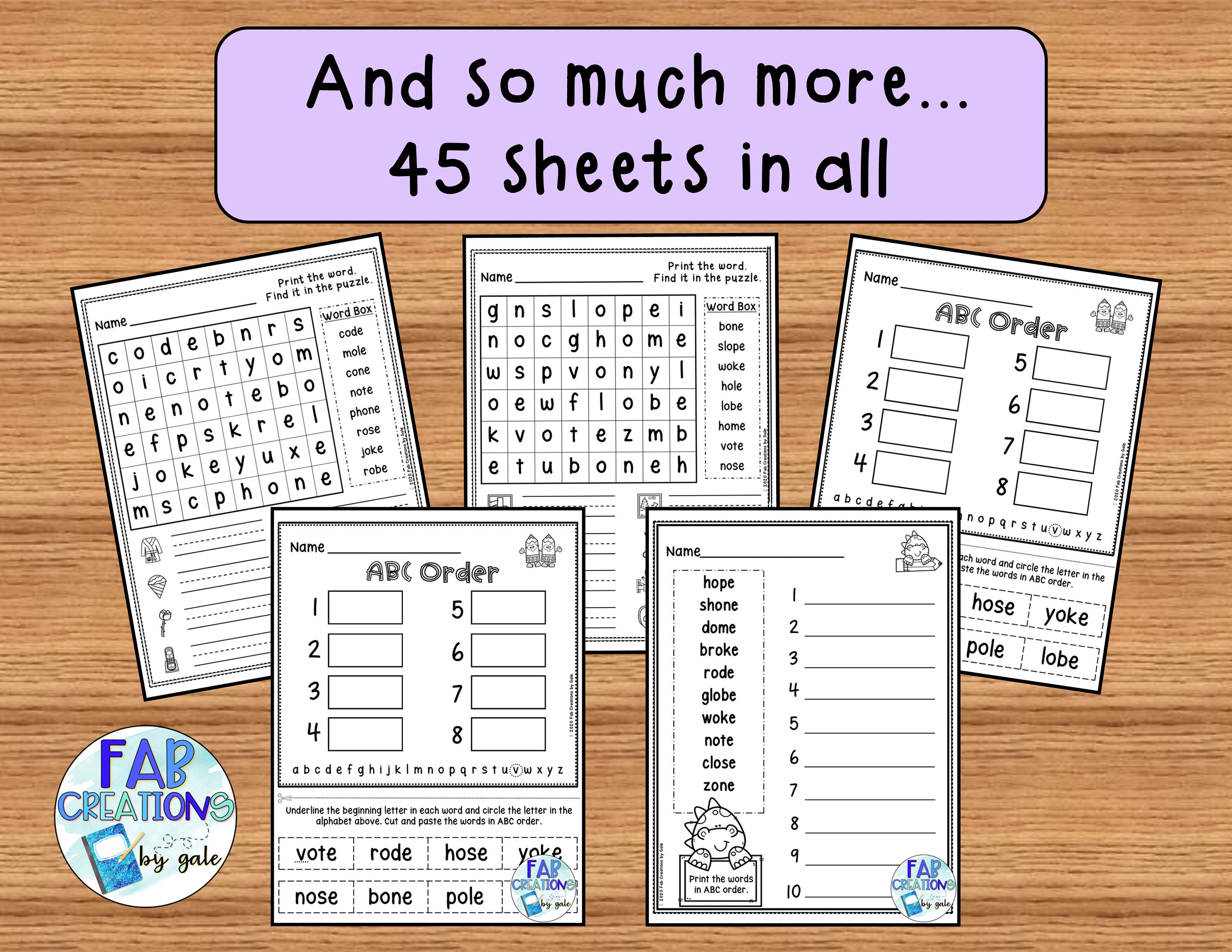 Long O Word Family Practice, First and Second Grade Phonics - Etsy