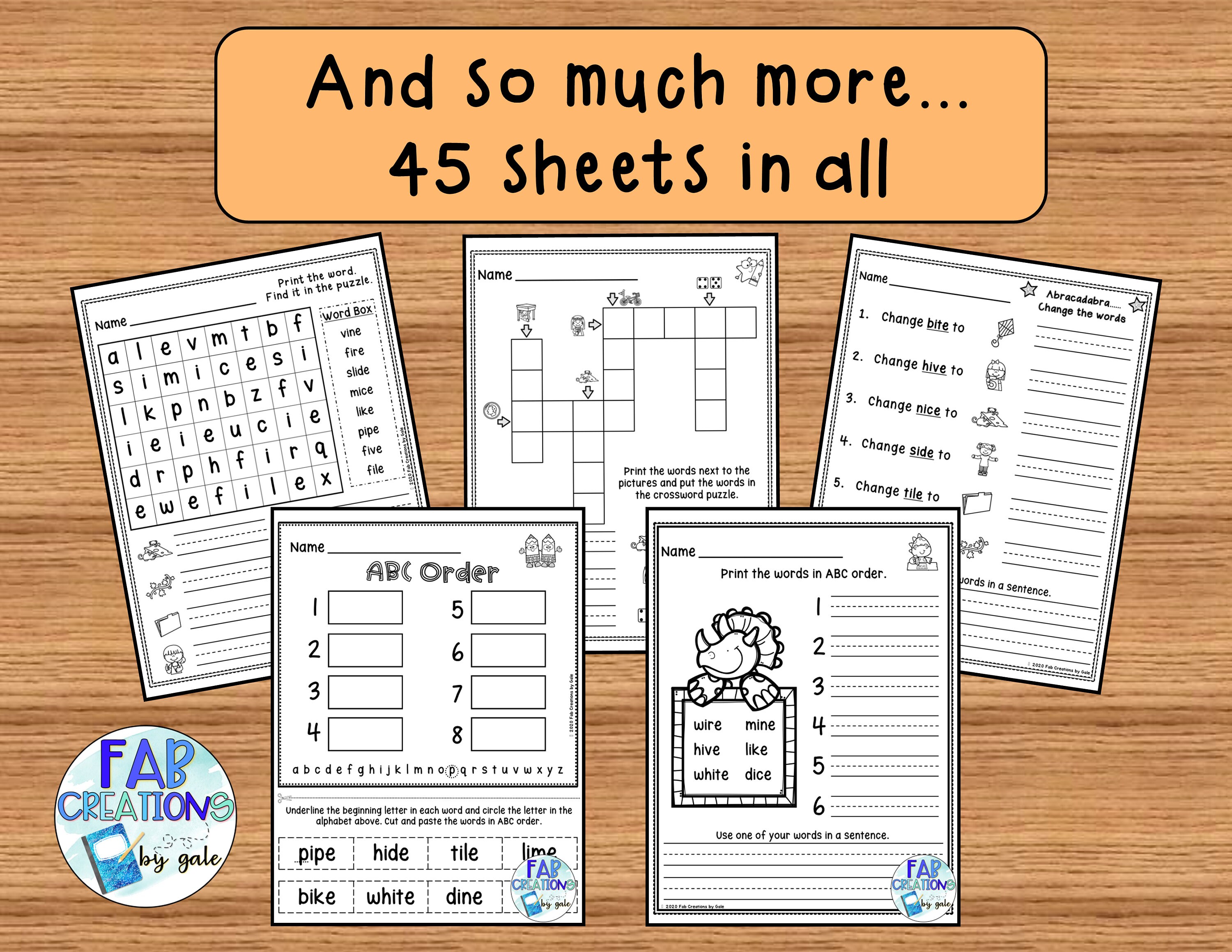 Long I Word Family Practice, First and Second Grade Phonics - Etsy