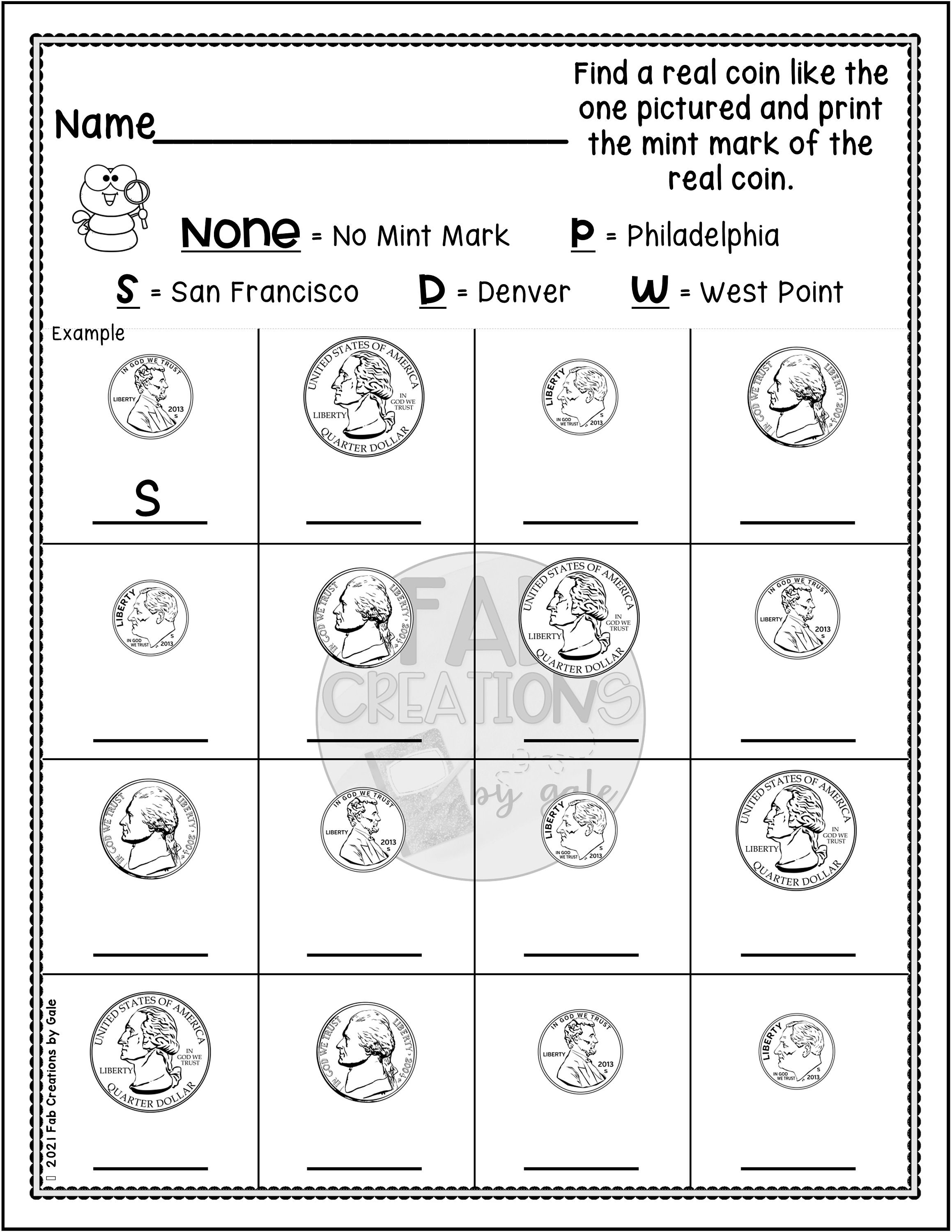 Recognizing and Counting Coins - Etsy