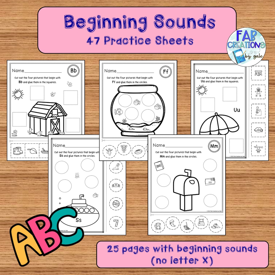Beginning Sounds - Etsy