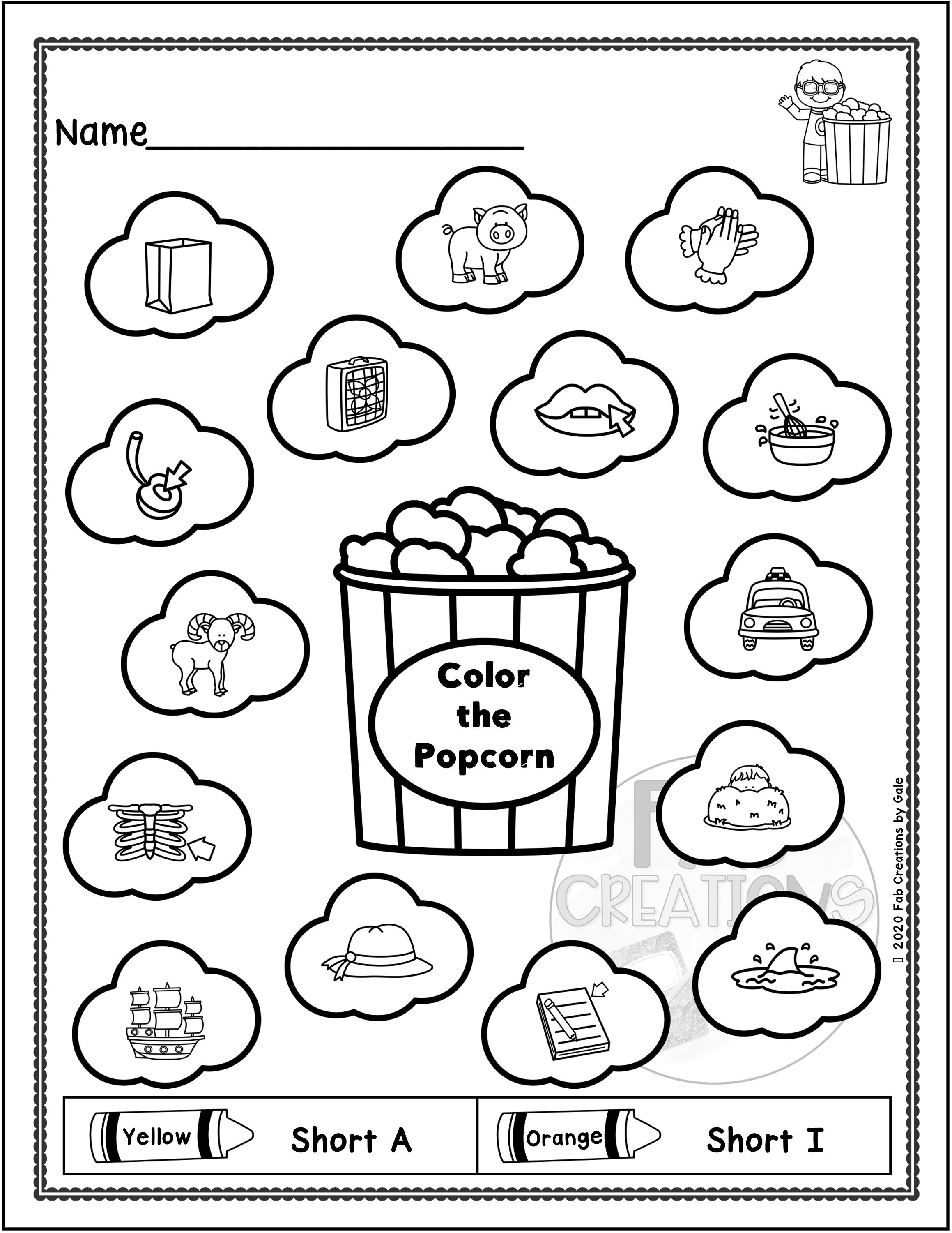 Short Vowel Review Worksheets: 60 Printables (PDF Download) - Etsy