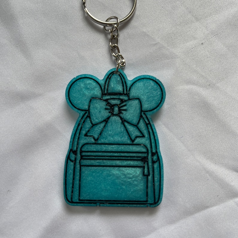Mini Backpack loungefly Style Keychain - Etsy