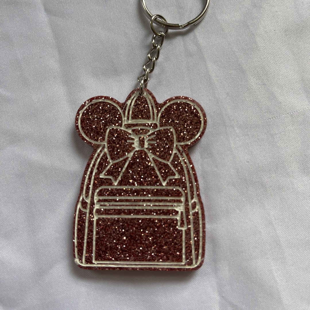 Mini Backpack loungefly Style Keychain - Etsy