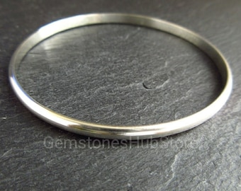 925 Silver Bangle | Etsy