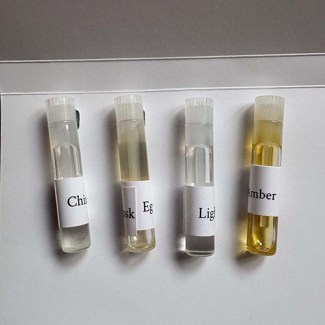 Fragrance Sample Bundle: Amber, Musk, Floral Scents - Etsy