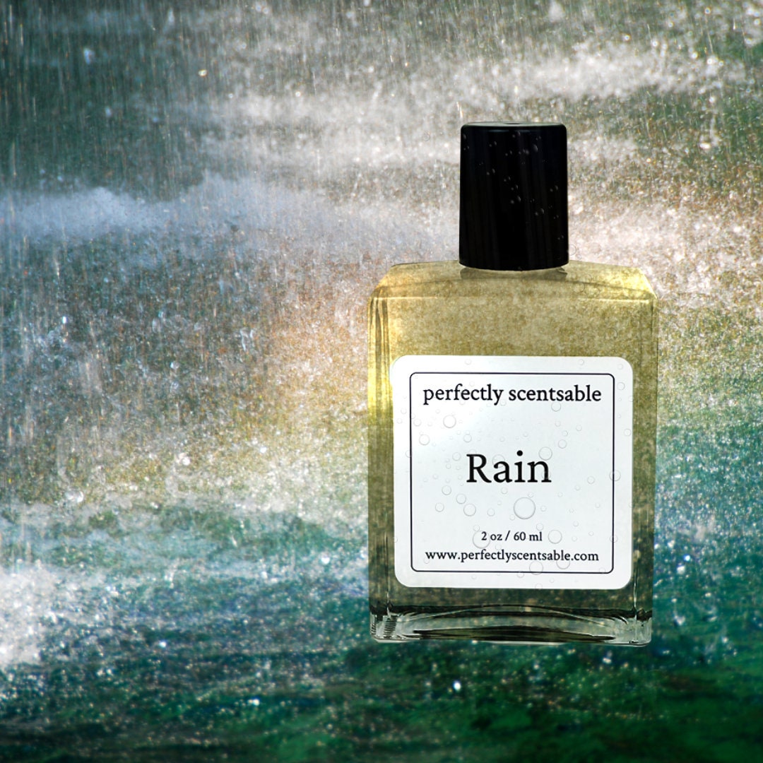 Rain Perfume Oil, Beautiful, Sophisticated Unisex Scent, Earthy, Ozone Undertones. Petrichor ...