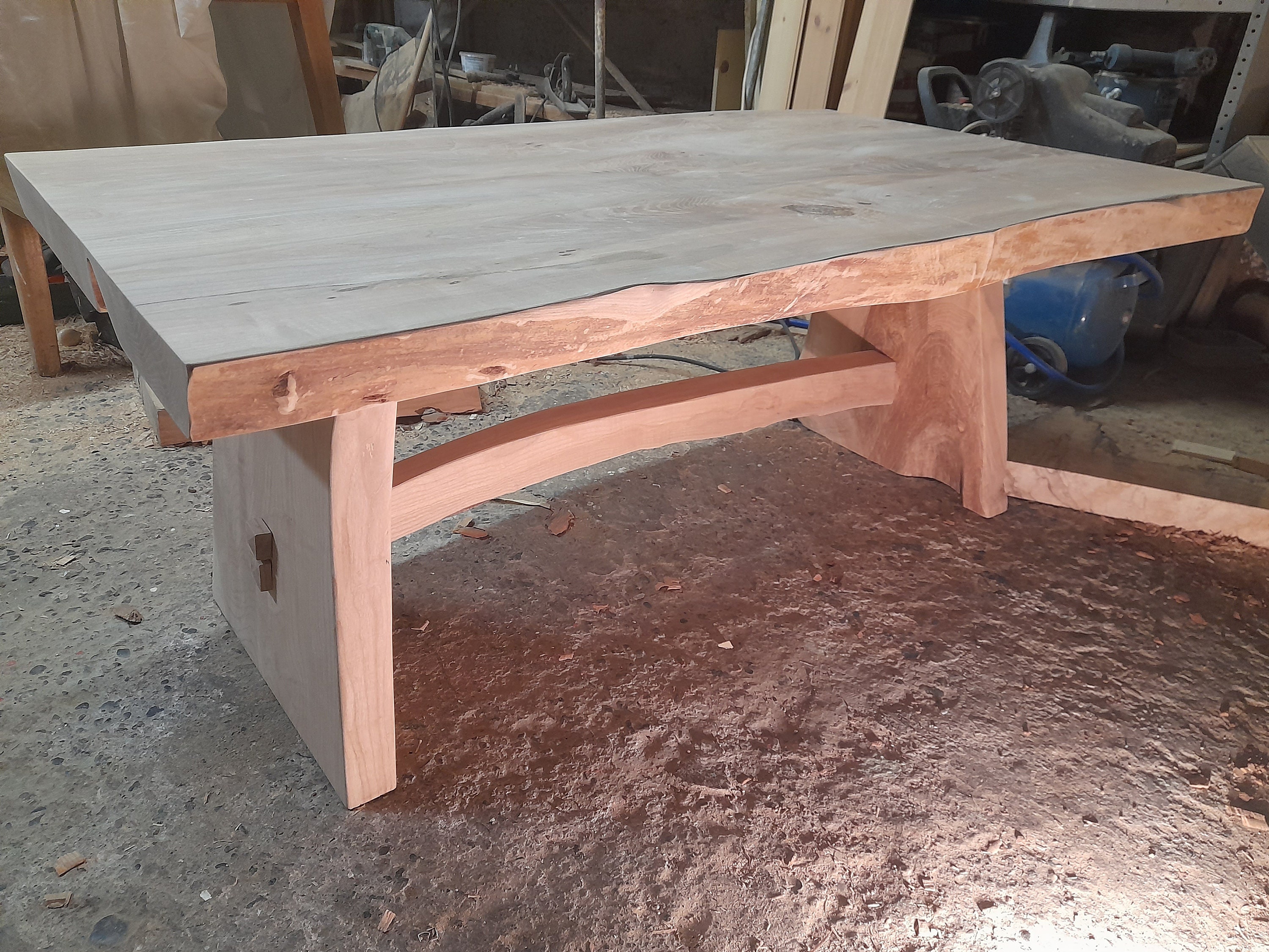 Wood Slab Coffee Table - Etsy