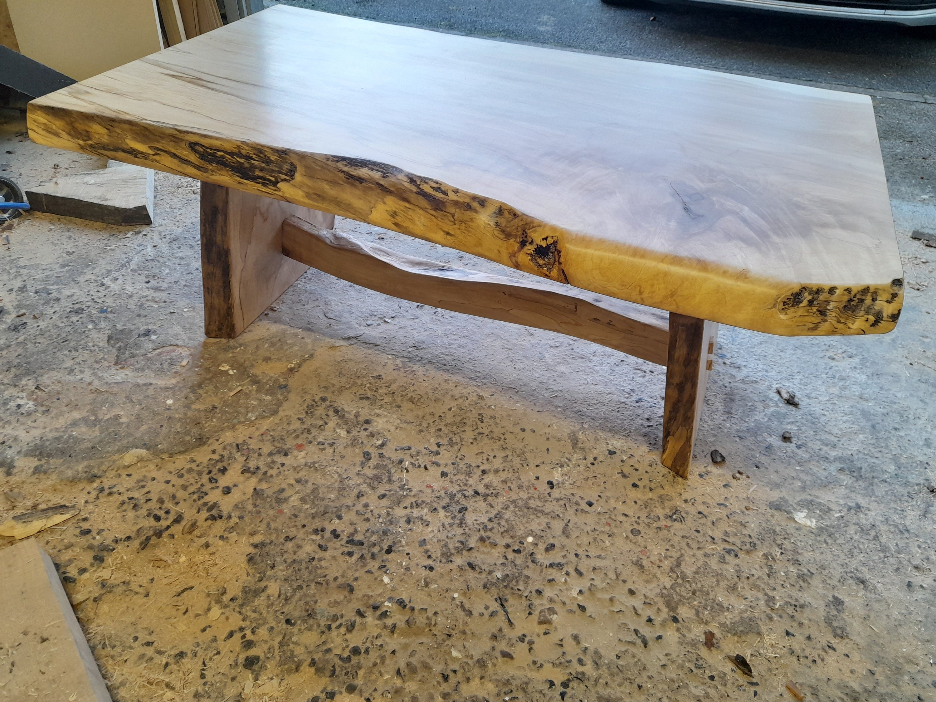 Wood Slab Coffee Table - Etsy