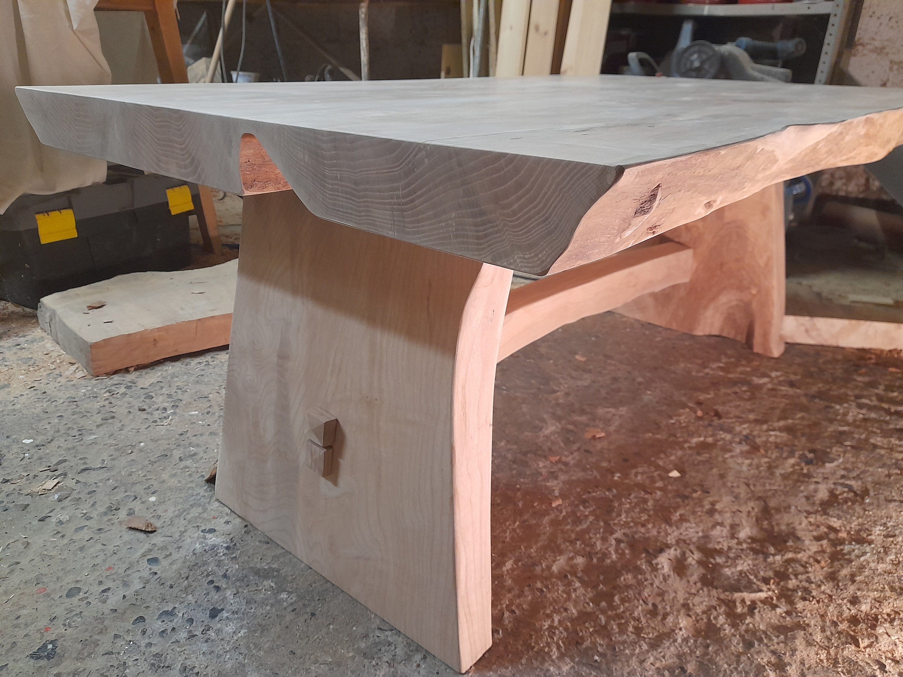 Wood Slab Coffee Table - Etsy