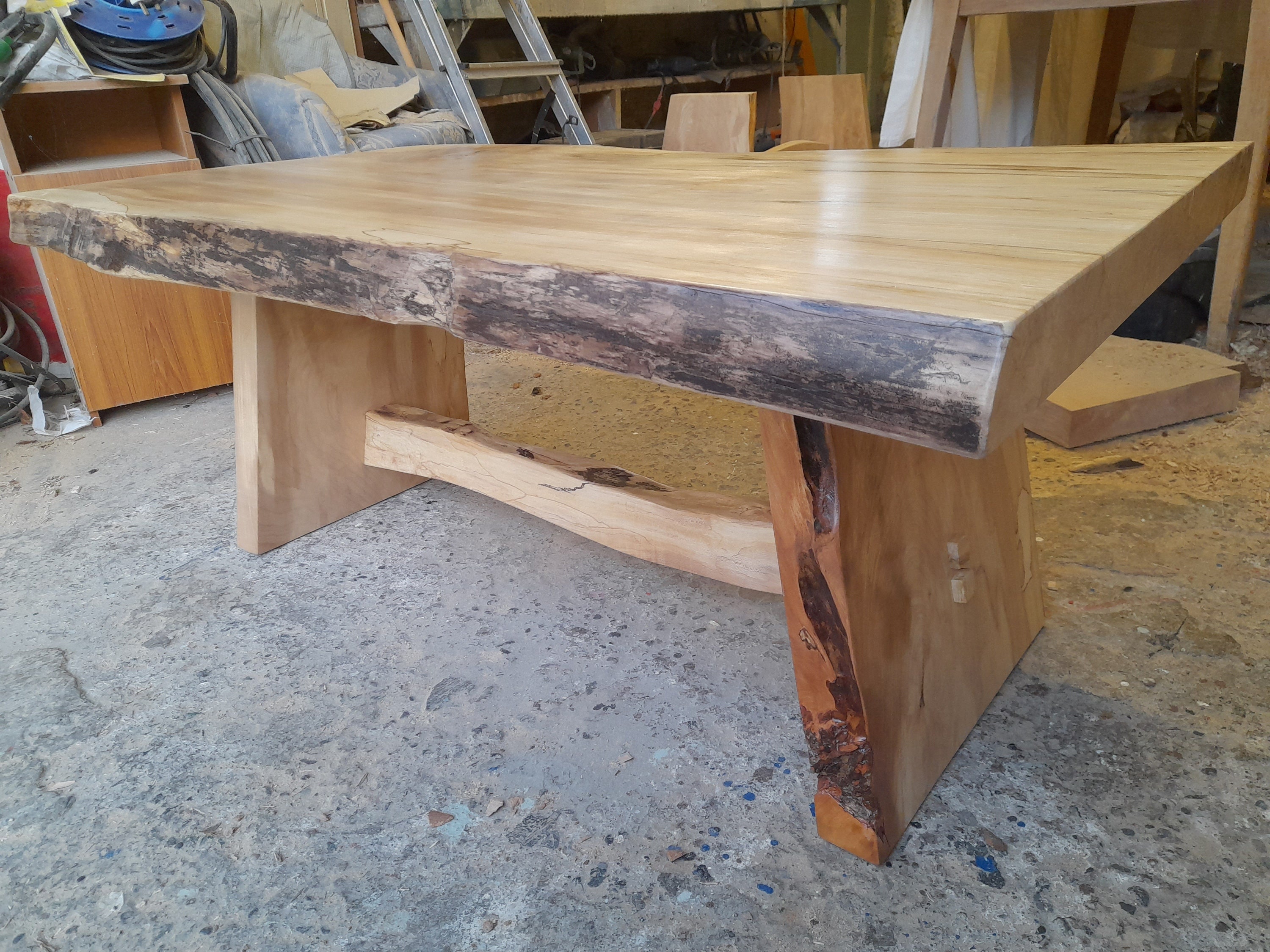 Wood Slab Coffee Table - Etsy