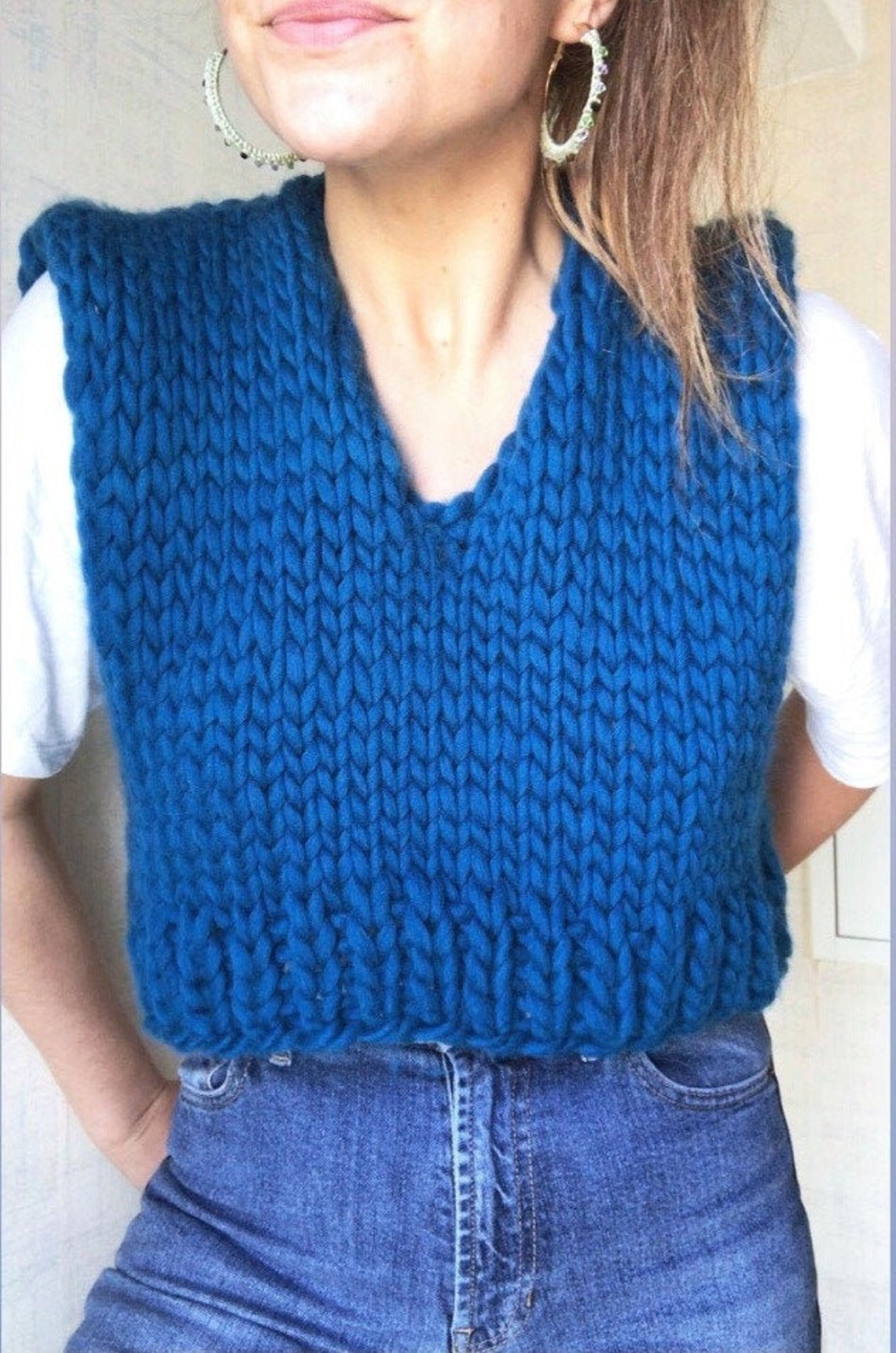 Caribbean Vest Knitting Pattern | Etsy