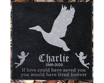 Duck Memorial Stone - Etsy