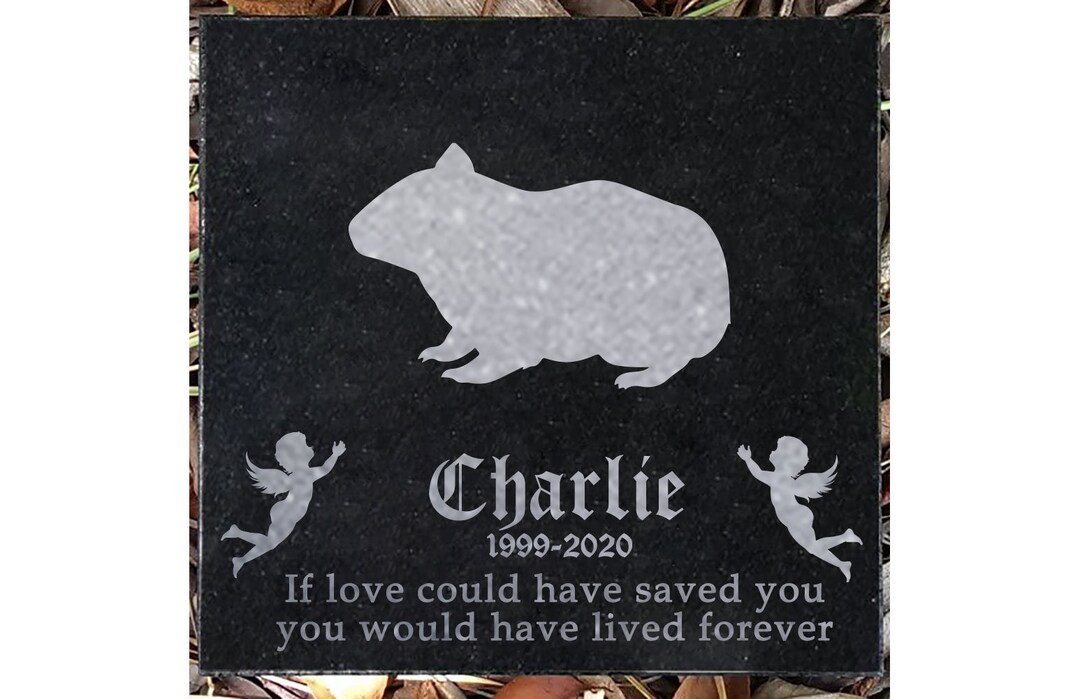 Custom Hamster Memorial Stone, Pet Tombstone for Hamster, Hamster ...