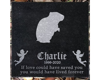 Custom Hamster Memorial Stone Pet Tombstone for Hamster | Etsy