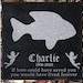 Custom Fish Memorial Stone, Pet Tombstone for Fish, Fish Headstone ...