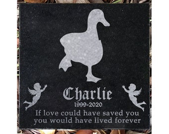 Black Granite Grave Marker | Etsy