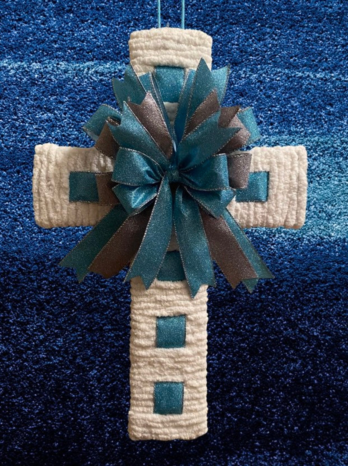 Cross Wreath Christmas Cross Wreath Religious Wreath - Etsy