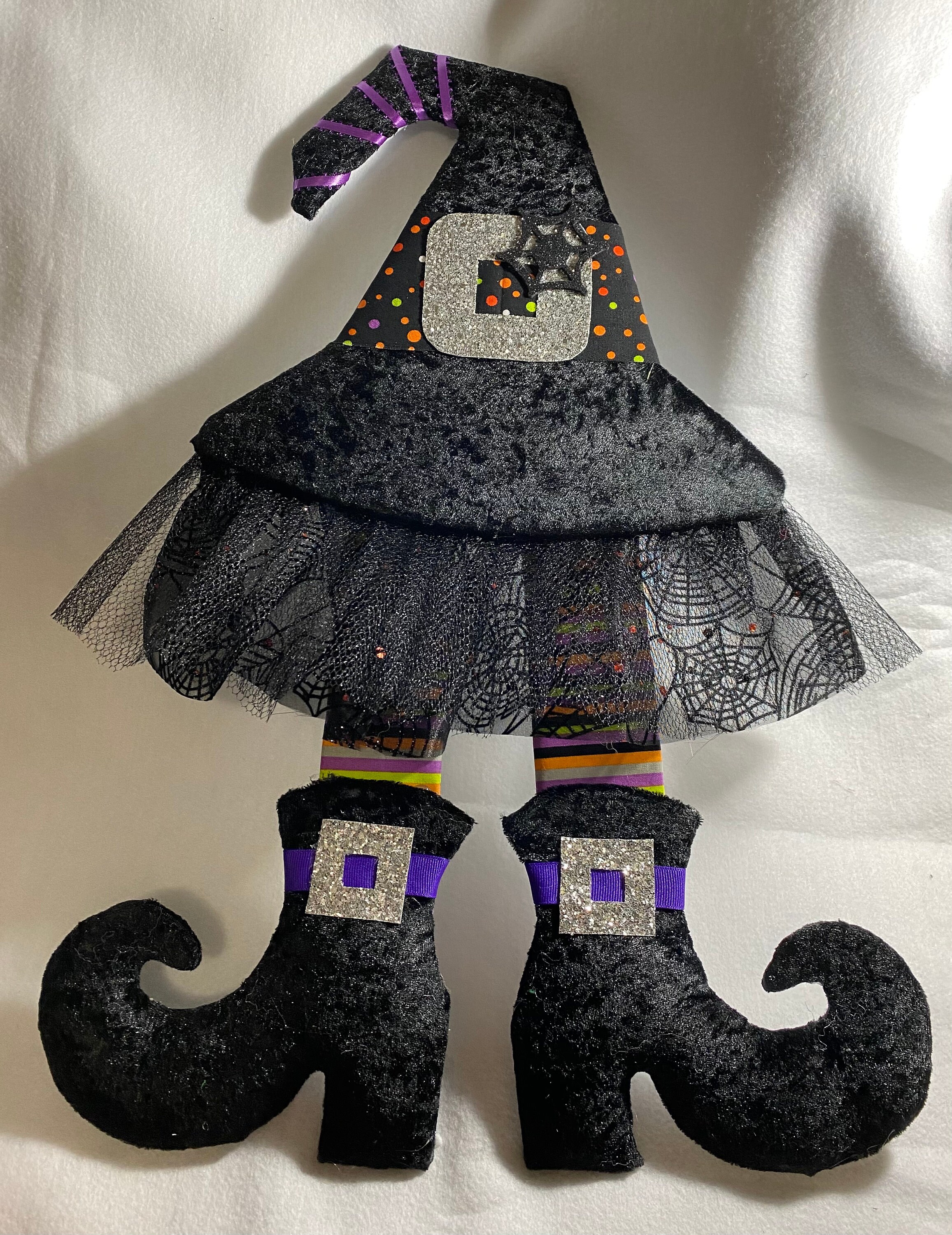 Witch Wreath Attachment, Witch Hat, Legs and Shoes - Etsy