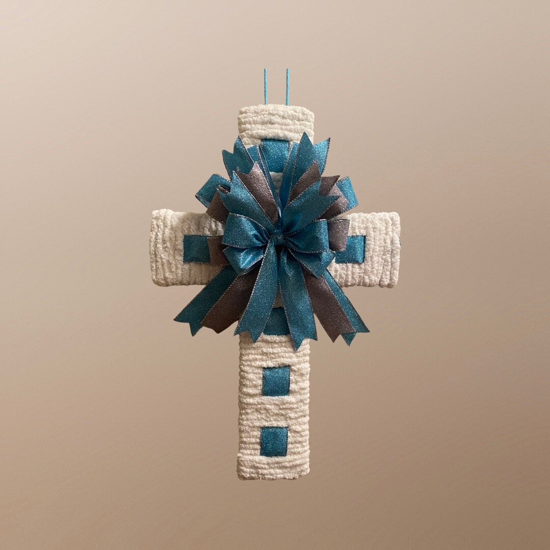 Cross Wreath, Christmas Cross Wreath, Religious Wreath, Funeral Wreath - Etsy