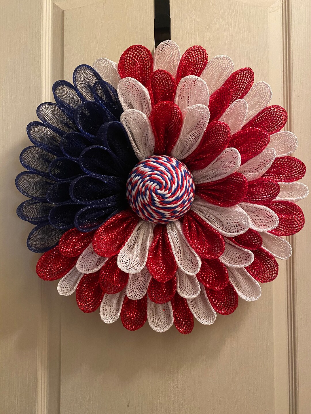 Americans Wreath, American Flower Wreath, Patriotic Wreath - Etsy